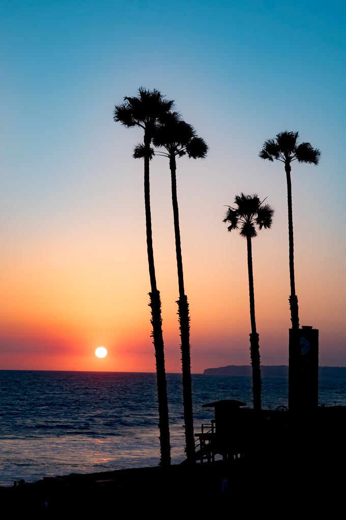 Orange-county-sunset-trees-V2 - Global Girl Travels