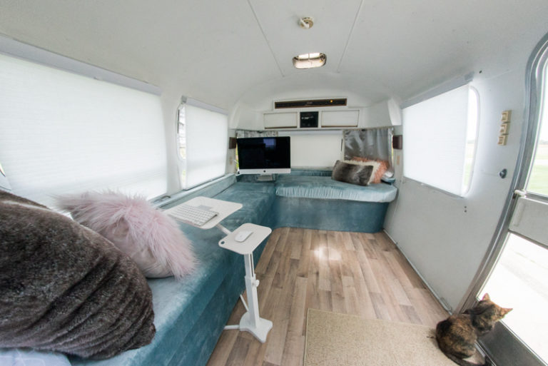 Inside My Airstream Trailer Remodel - Global Girl Travels